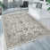 Latitude Vive Kaliyah Oriental Machine Woven Grey/Cream Area Rug ...