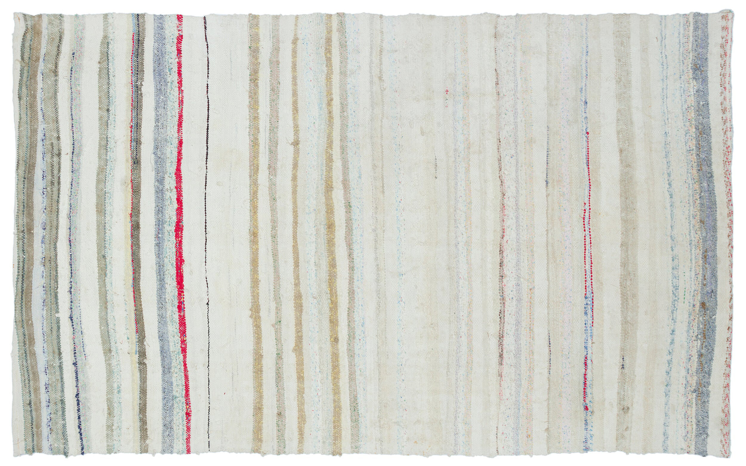 Foundry Select Rhodonna Hand Knotted Wool Striped Rug - Wayfair Canada