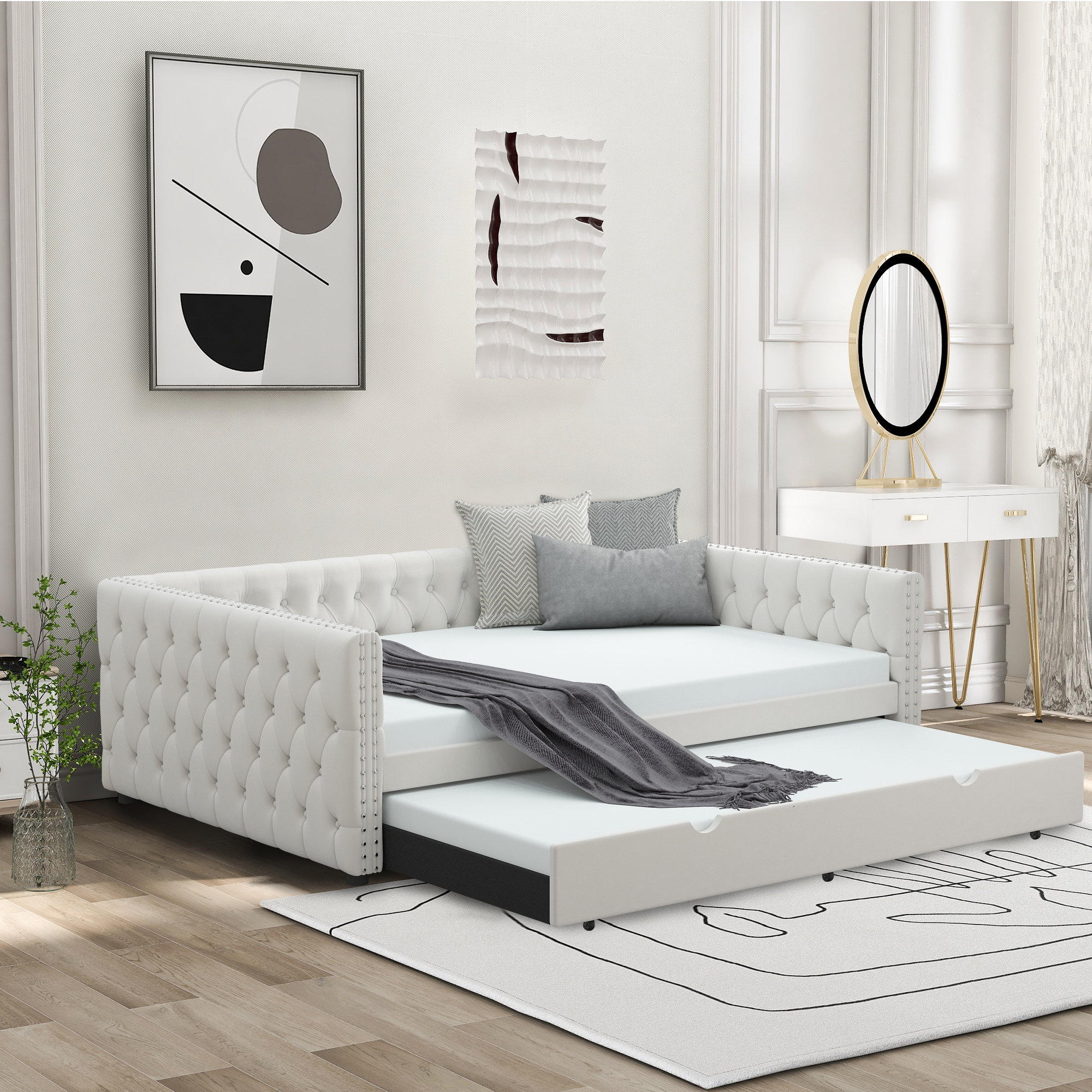 Winston Porter Shiann 83'' Velvet Sofa - Wayfair Canada