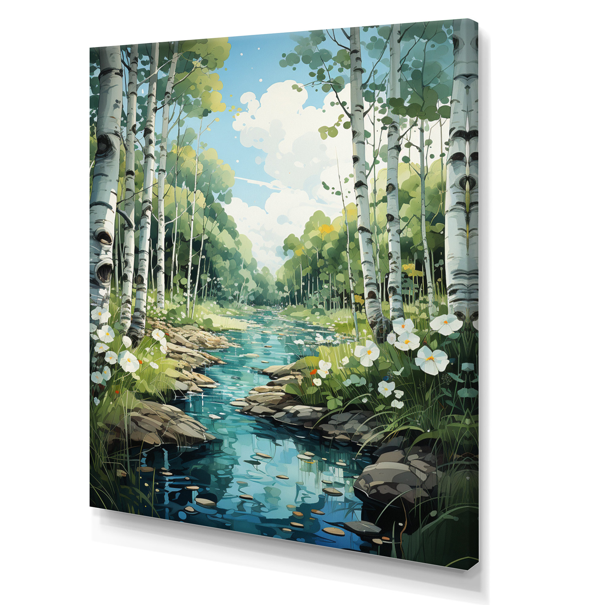 Red Barrel Studio® Travison Birch Woods Enchanted Forest IV | Wayfair
