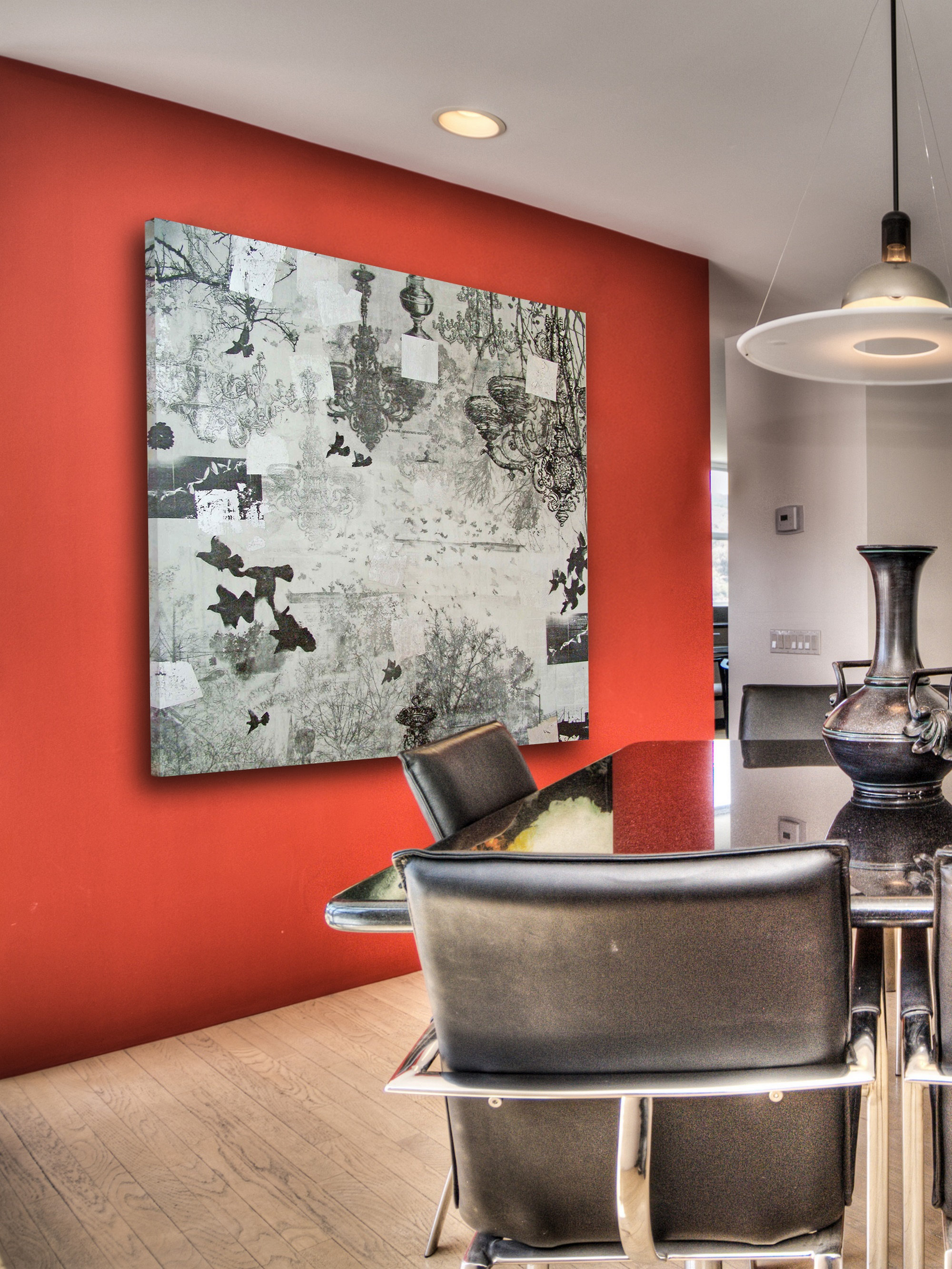 Marmont Hill 'Peripheral Syncop' by Tracy Silva Barbosa Painting Print ...