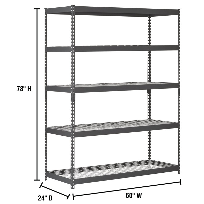 WFX Utility™ Steel Height -Adjustable Shelving Unit & Reviews | Wayfair
