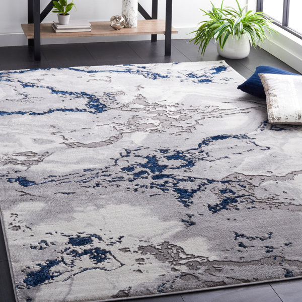 Everly Quinn Poppy-Louise Performance Abstract Rug & Reviews | Wayfair