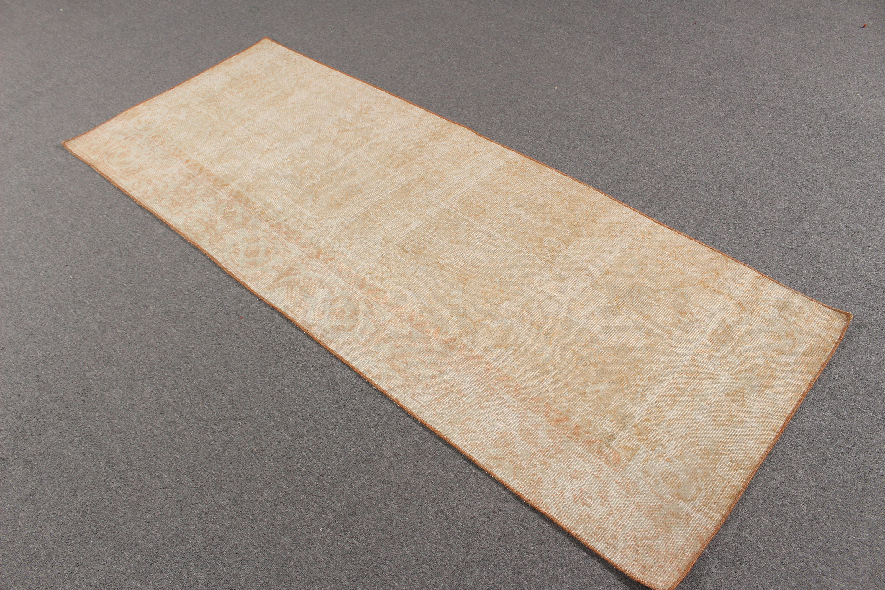 Bungalow Rose Beige Turkish Runner Rugs for Kitchen: Vintage Anatolian ...