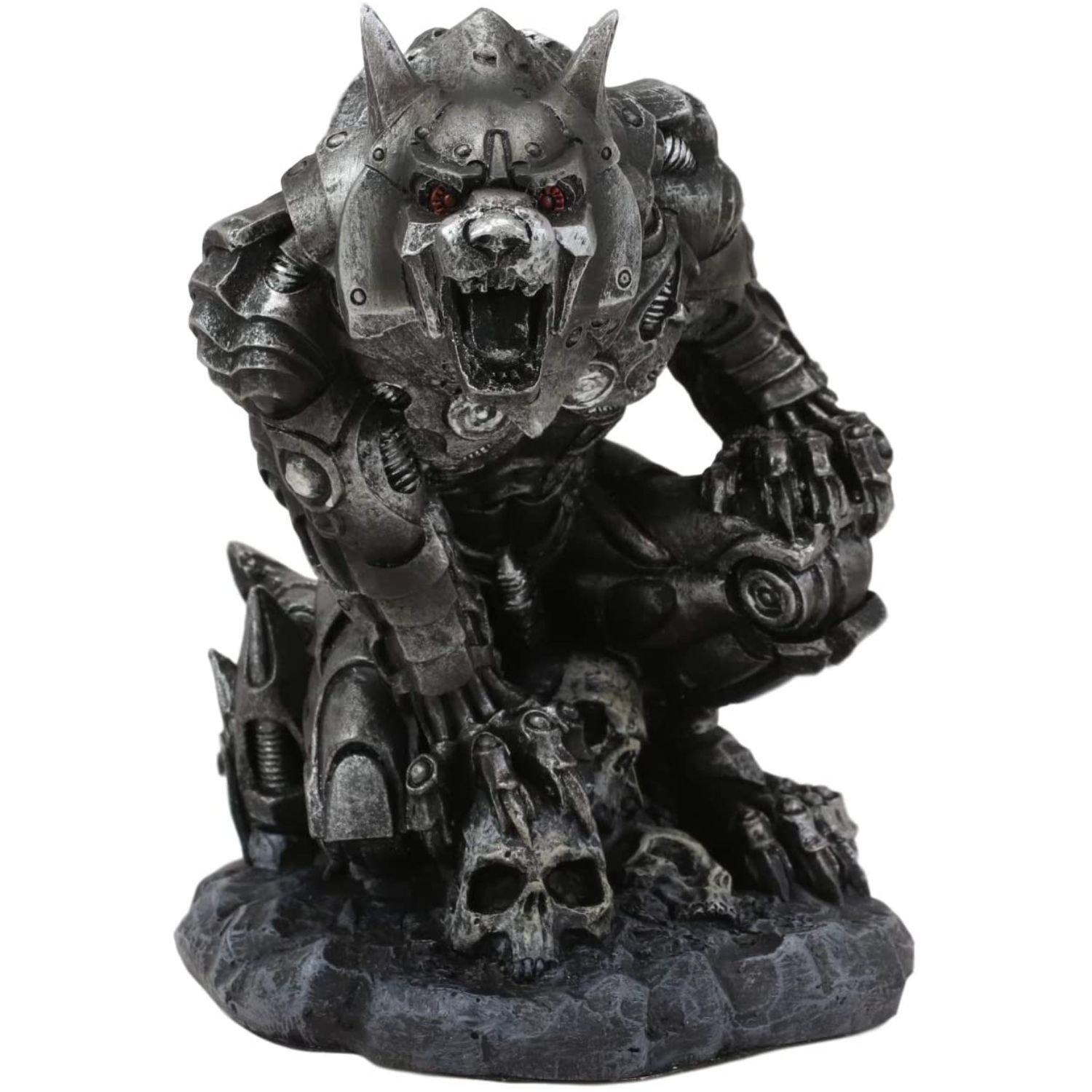 Trinx Denizen of Twilight Steampunk Robotic Werewolf Crushing Skull ...