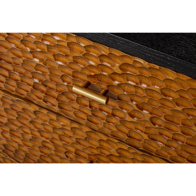 Bay Isle Home™ Andrue Modern Farmhouse Steel 3 - Drawer Accent Chest ...