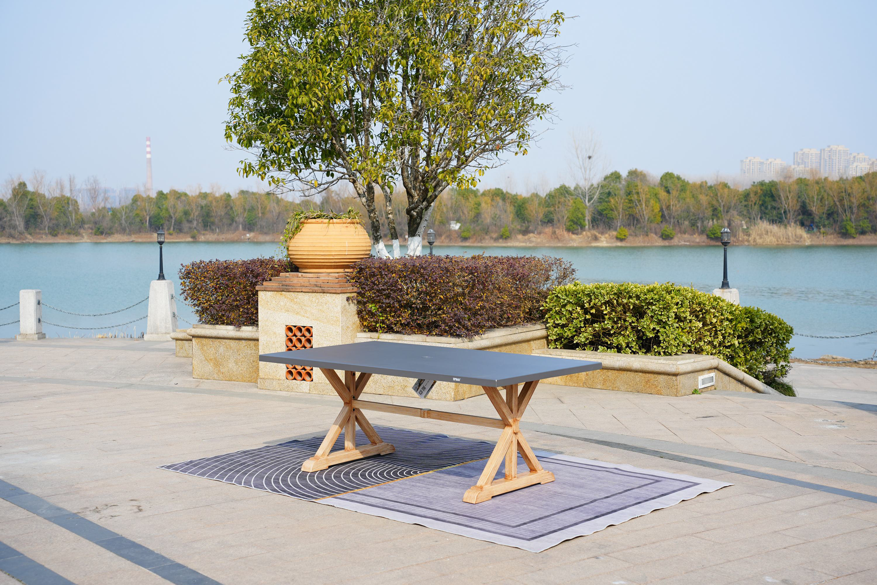 Gracie Oaks Tahere Aluminum Dining Table - Wayfair Canada