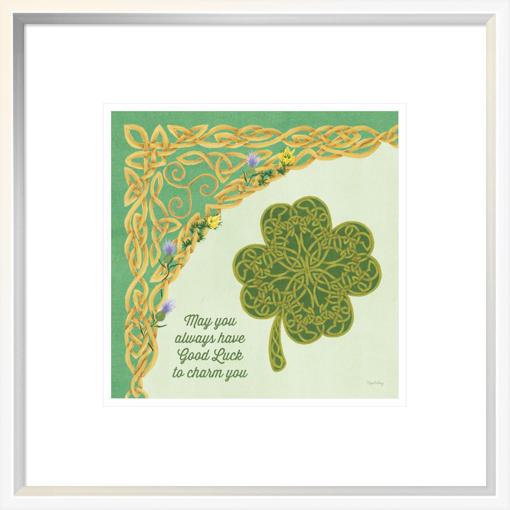 The Holiday Aisle® Celtic Charm I - Unframed Graphic Art | Wayfair
