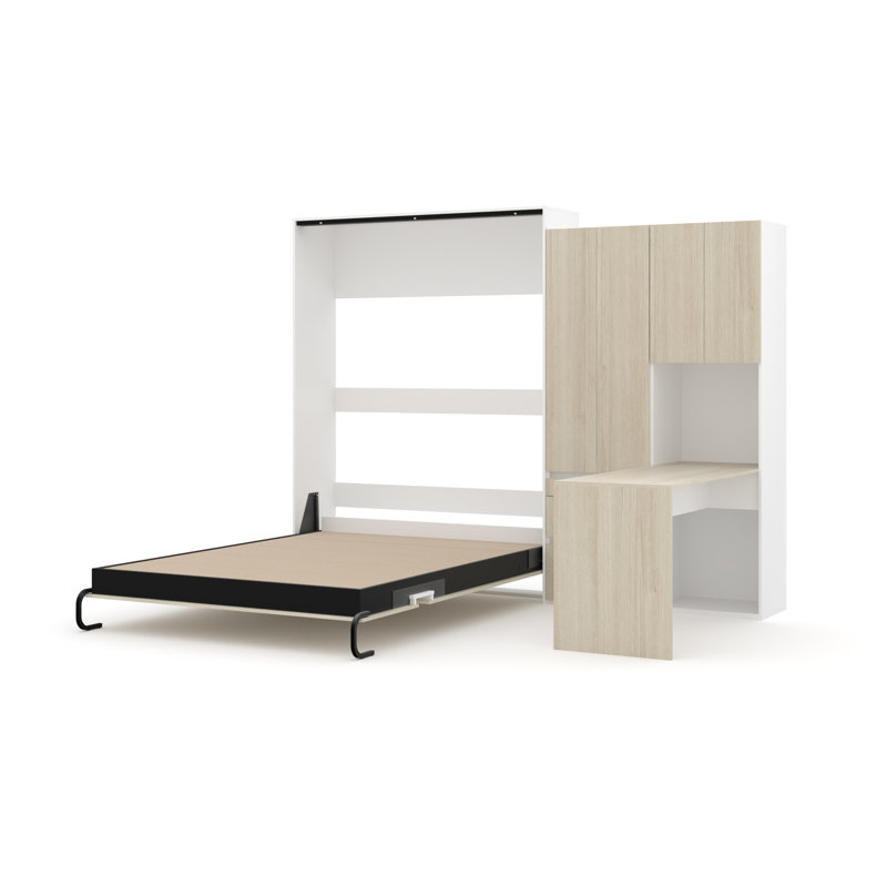 Hokku Designs Dez Efficient Bed with Storage and Desk & Reviews | Wayfair