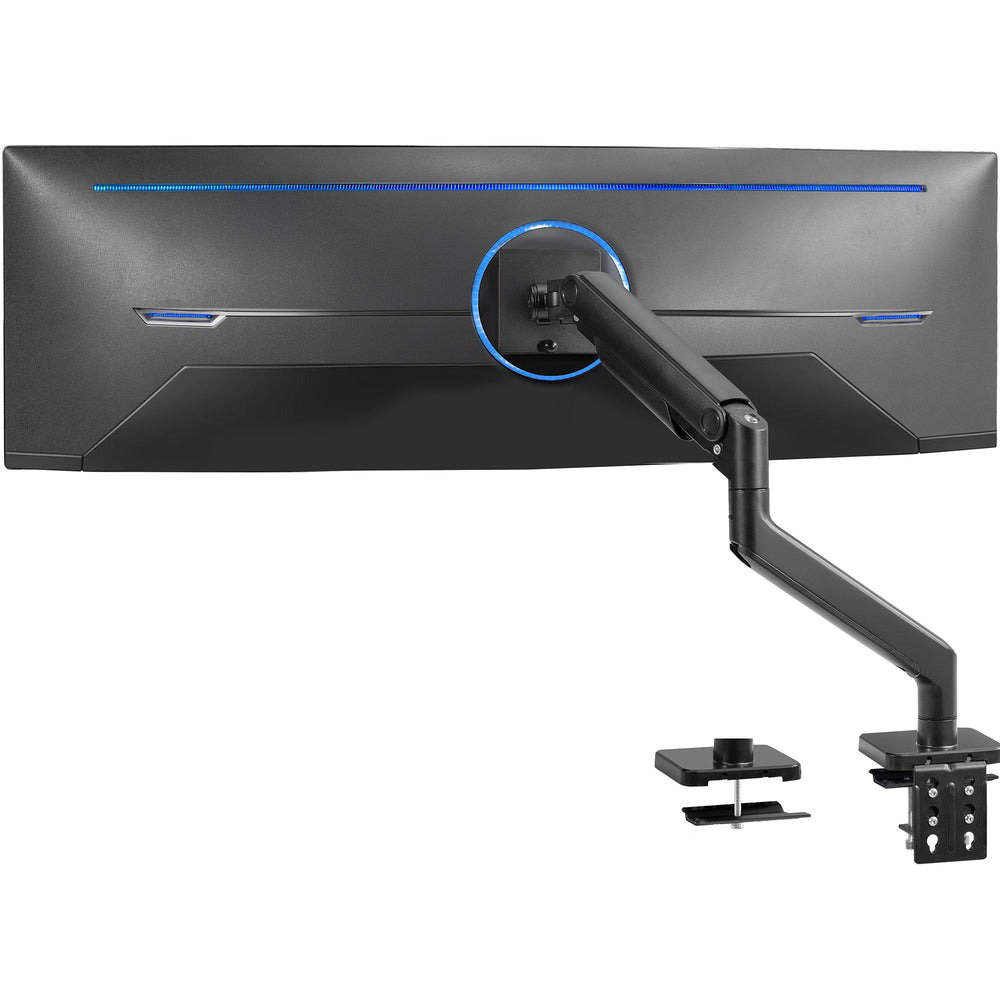 Vivo Mechanical Arm Single Ultrawide Monitor Desk Mount - Up To 49 ...