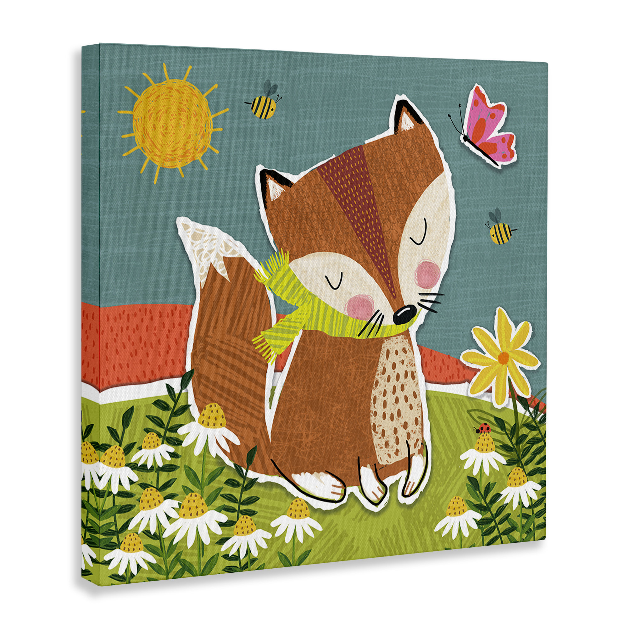 Loon Peak Whimsical Nature Fox Canvas Wall Art by Tina Finn - Wayfair ...