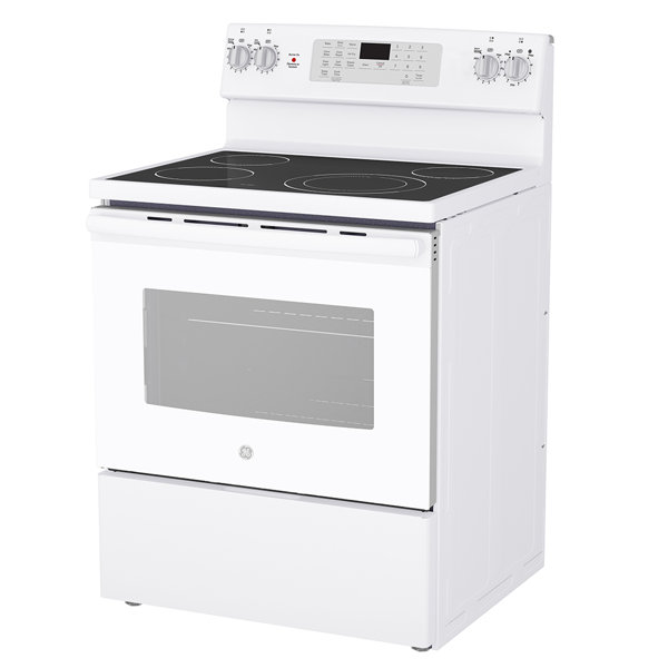 GEAppliances Cuisinière électrique à convection autoportante 30 po avec ...