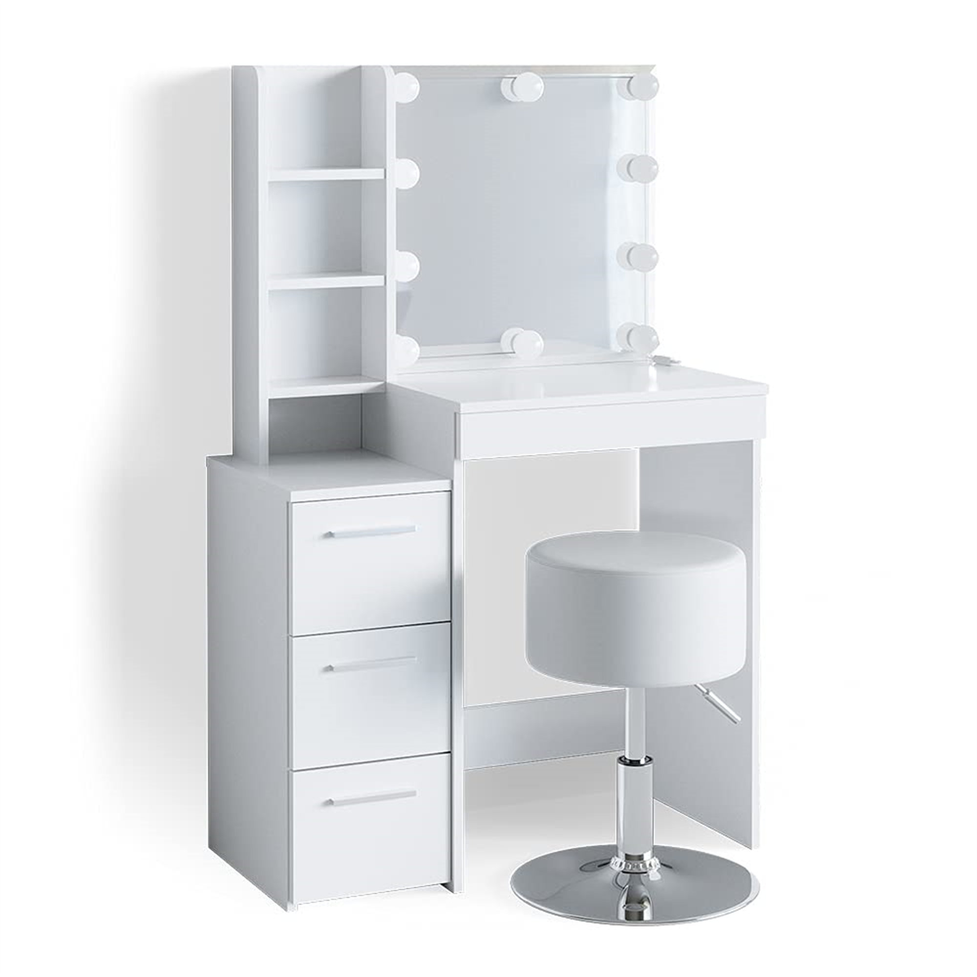 Brayden Studio Dressing Table with Mirror & Reviews | Wayfair.ie
