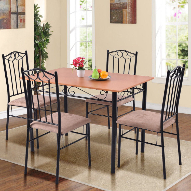 Fleur De Lis Living Rossi 5 Piece Dining Set & Reviews | Wayfair