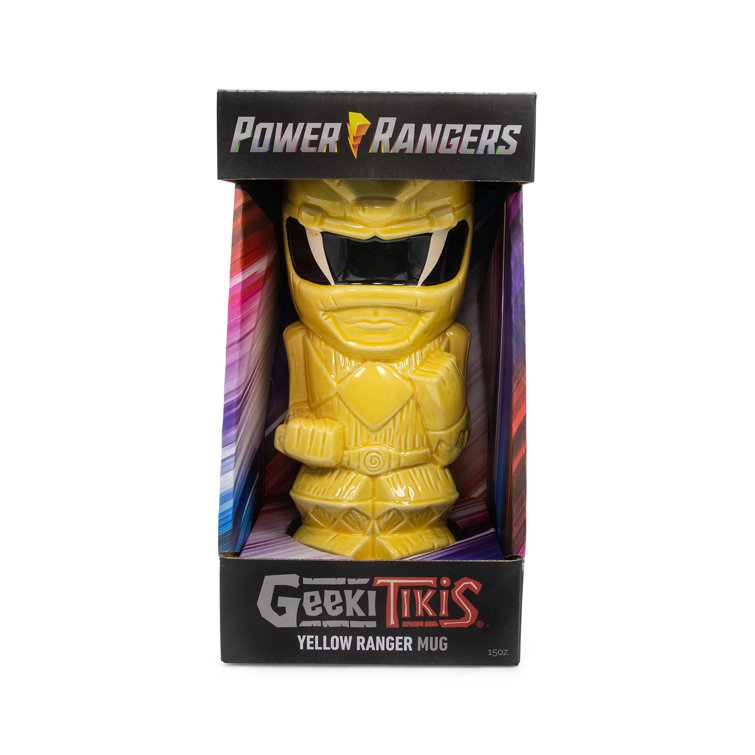 Geeki Tikis Power Rangers Yellow Ranger Ceramic Mug | Holds 15 Ounces ...