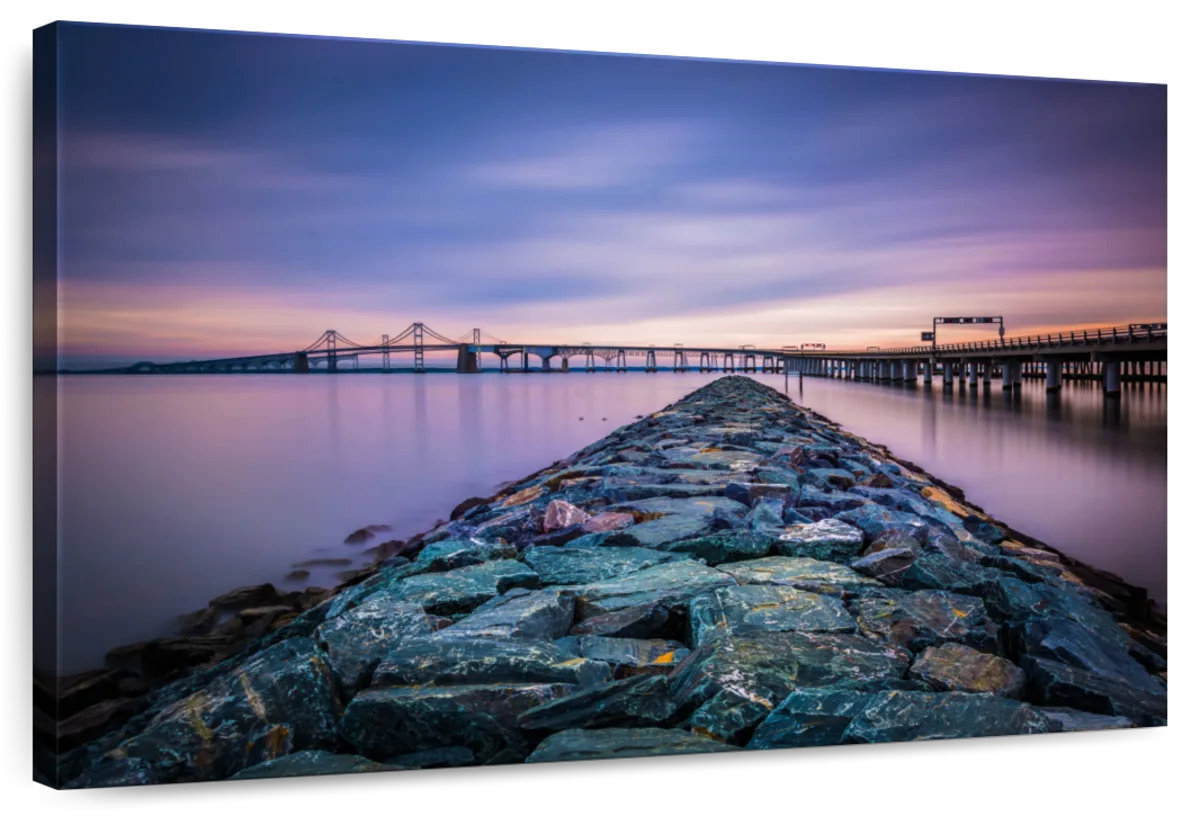 Elephant Stock Rock Jetty And Chesapeake Bridge | Wayfair