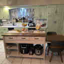 Kingstown Home Spadina Kitchen Island with Solid + Manufactured Wood ...