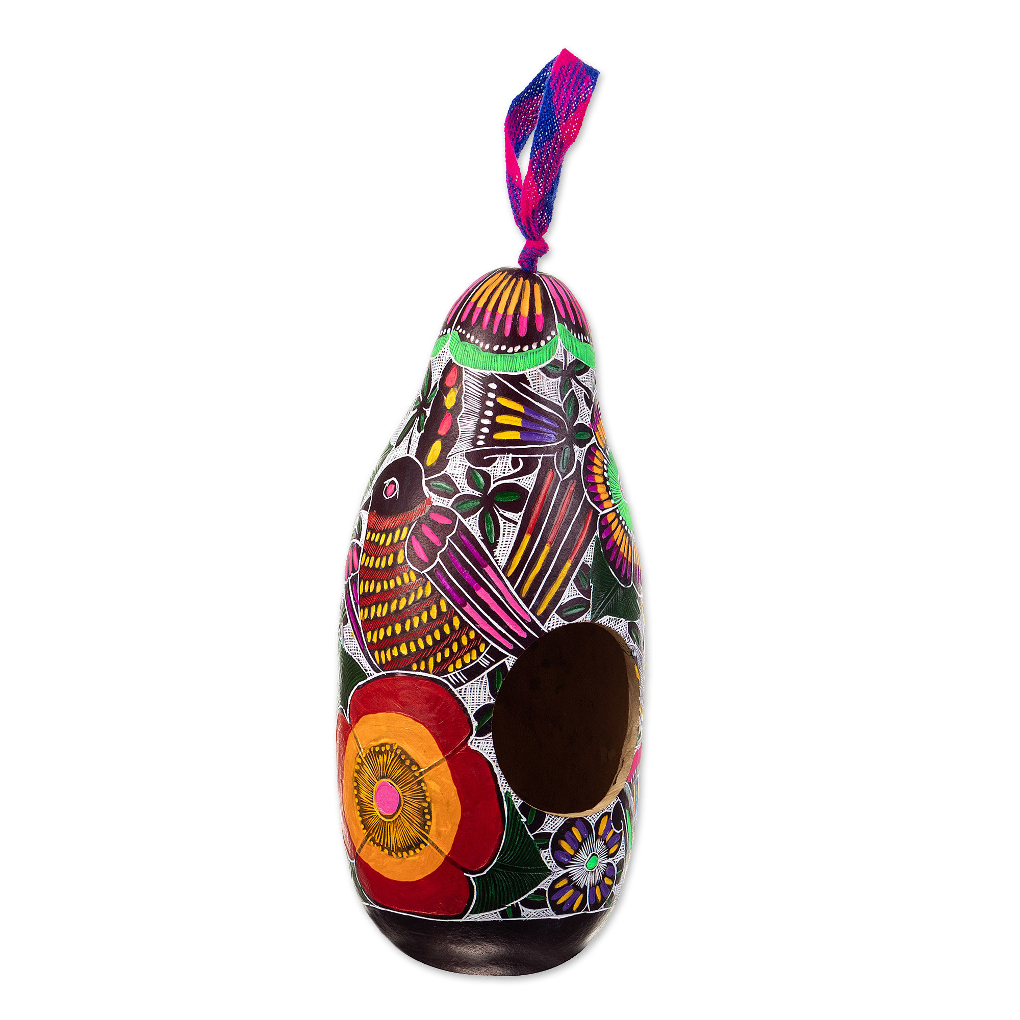 Bungalow Rose Handmade Home Sweet Home Dried Gourd Birdhouse - Wayfair ...