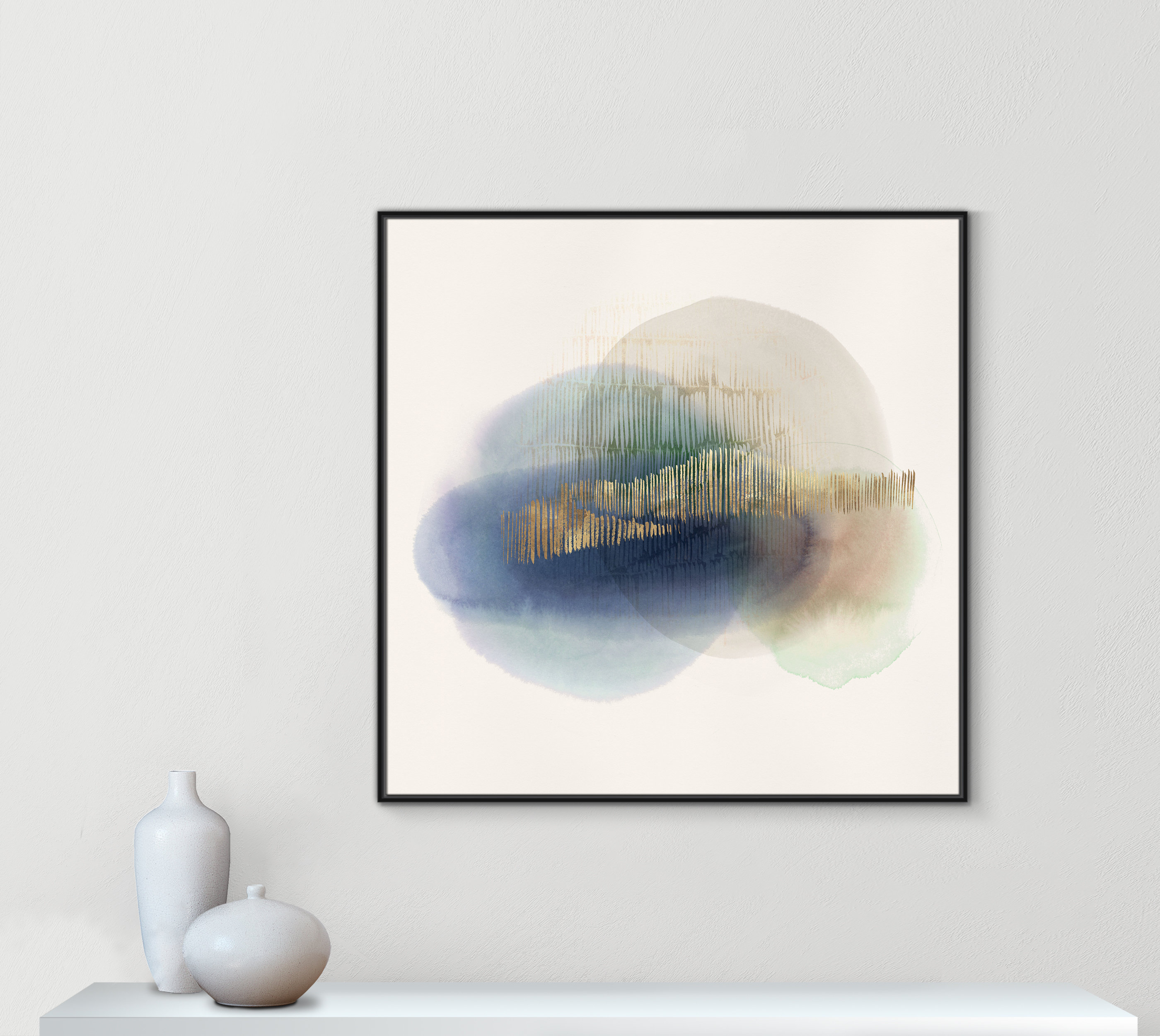 Casa Fine Arts Translucent Blue I Print by Casa Fine Arts | Wayfair