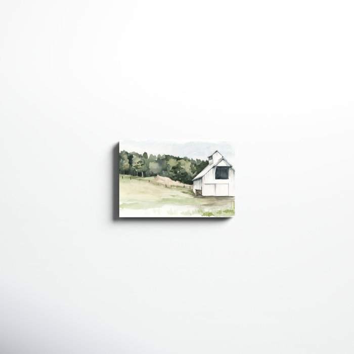 Laurel Foundry Modern Farmhouse Watercolor Barn III by Jennifer Paxton ...
