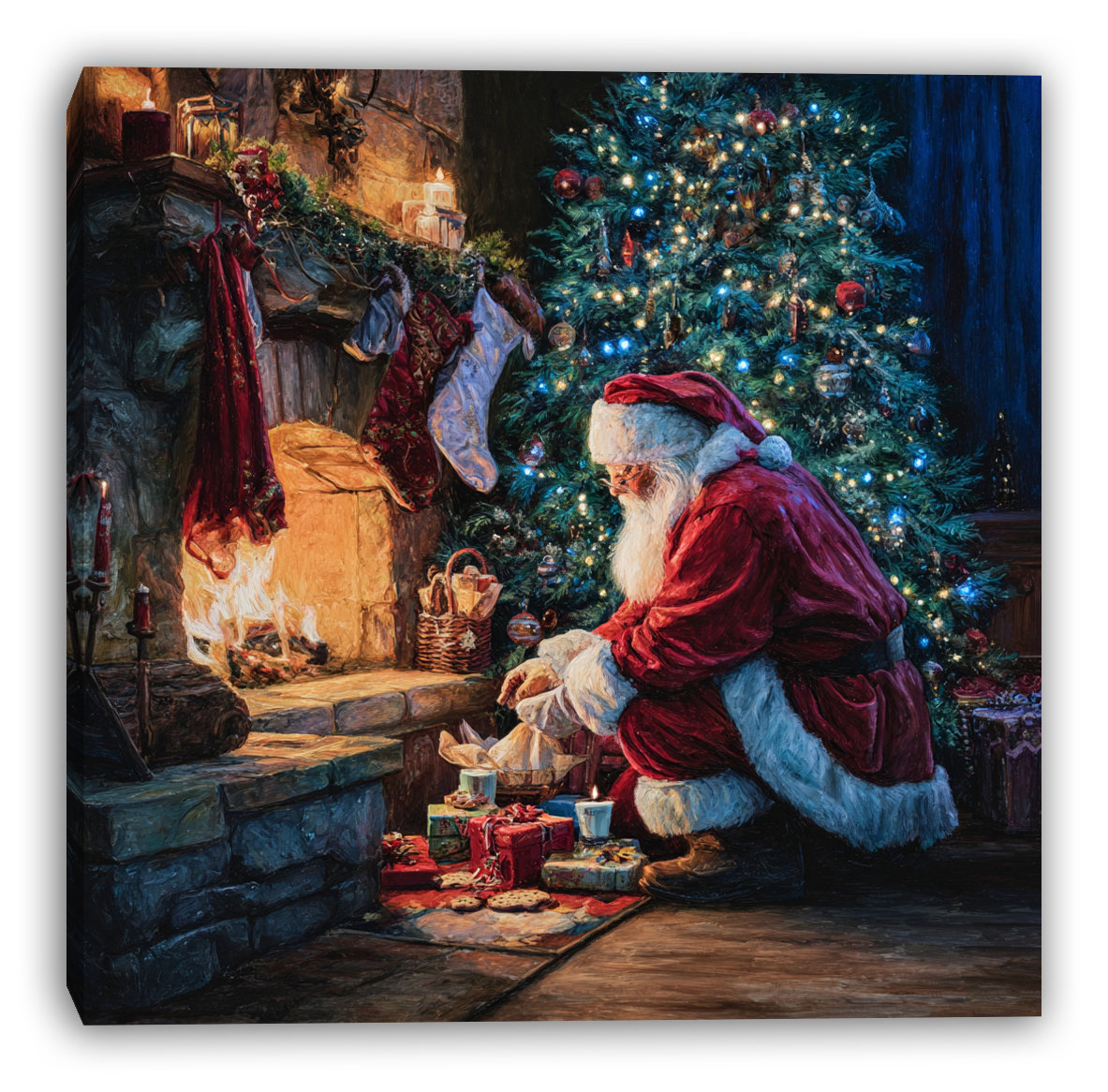 Alcott Hill «Christmas Eve», art mural sur toile - Wayfair Canada