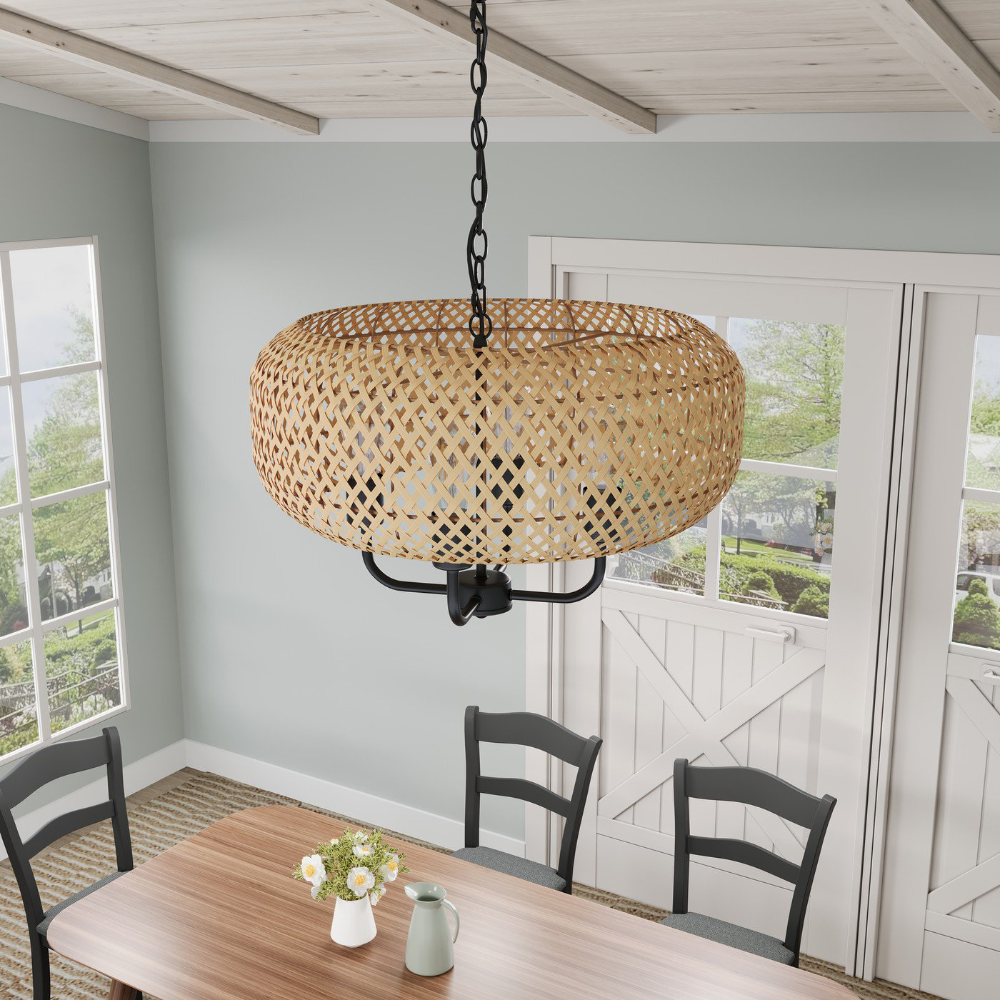 Bay Isle Home™ Adonijah 4 - Light 19.68 inch Oversize Bamboo Birdcage ...