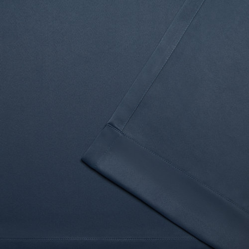 Ivy Bronx Sateen Room Darkening Curtain Pair & Reviews | Wayfair