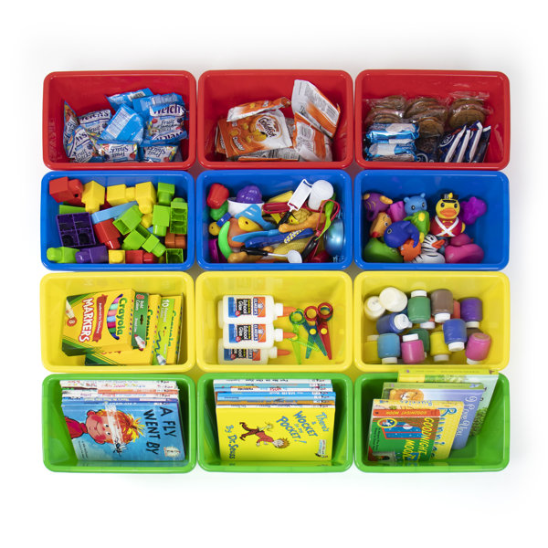 Zoomie Kids Kids Plastic Bin Set | Wayfair