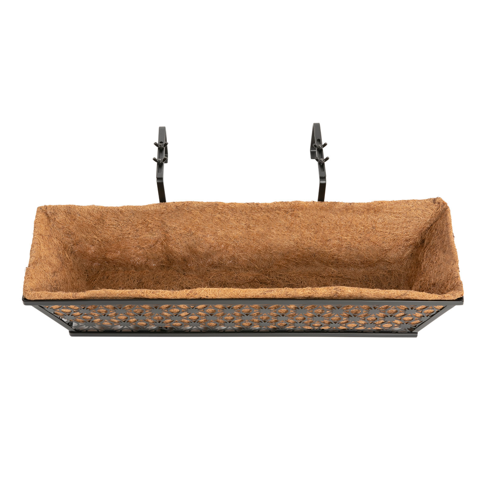 Winston Porter Ohran 24" Outdoor Metal Window Box Planter - Wayfair Canada