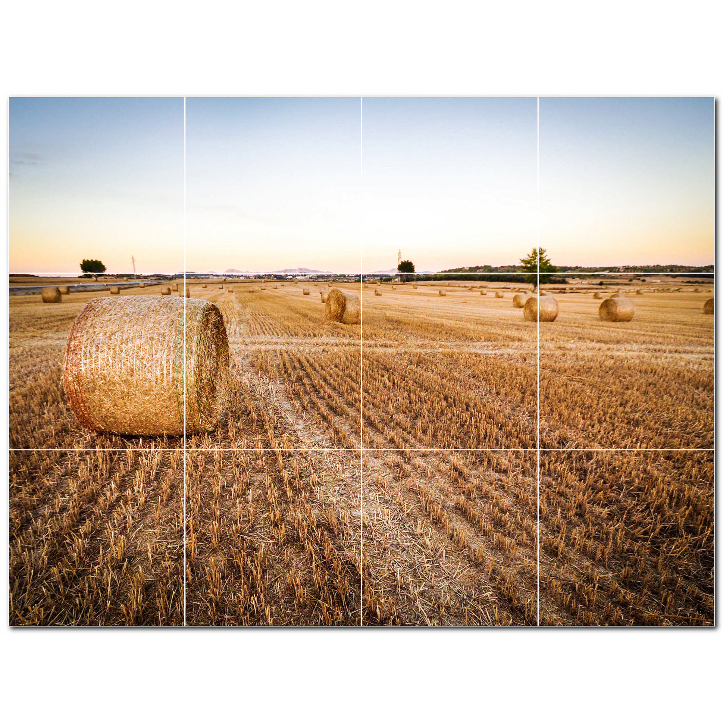 Picture-Tiles.com 32" x 24" Ceramic Farm Photo Decorative Mural Tile ...