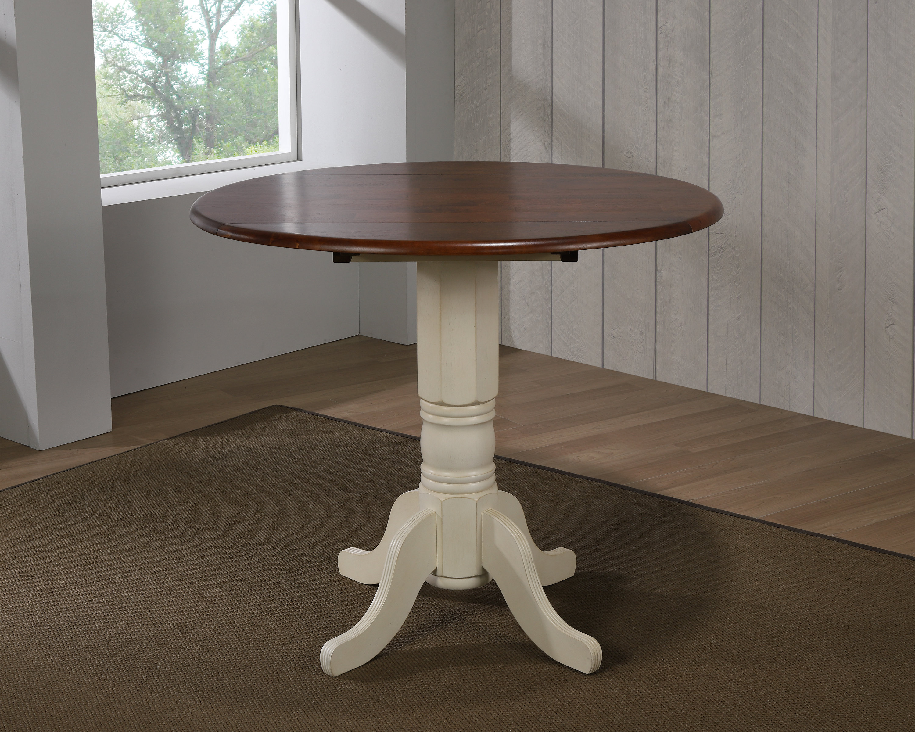One Allium Way® Azizi 42" Drop Leaf Solid Wood Dining Table | Wayfair