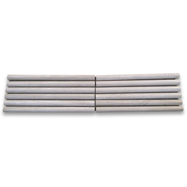 Marble Online Athens Silver Cream Marble 3/4X12 Pencil Liner Trim ...