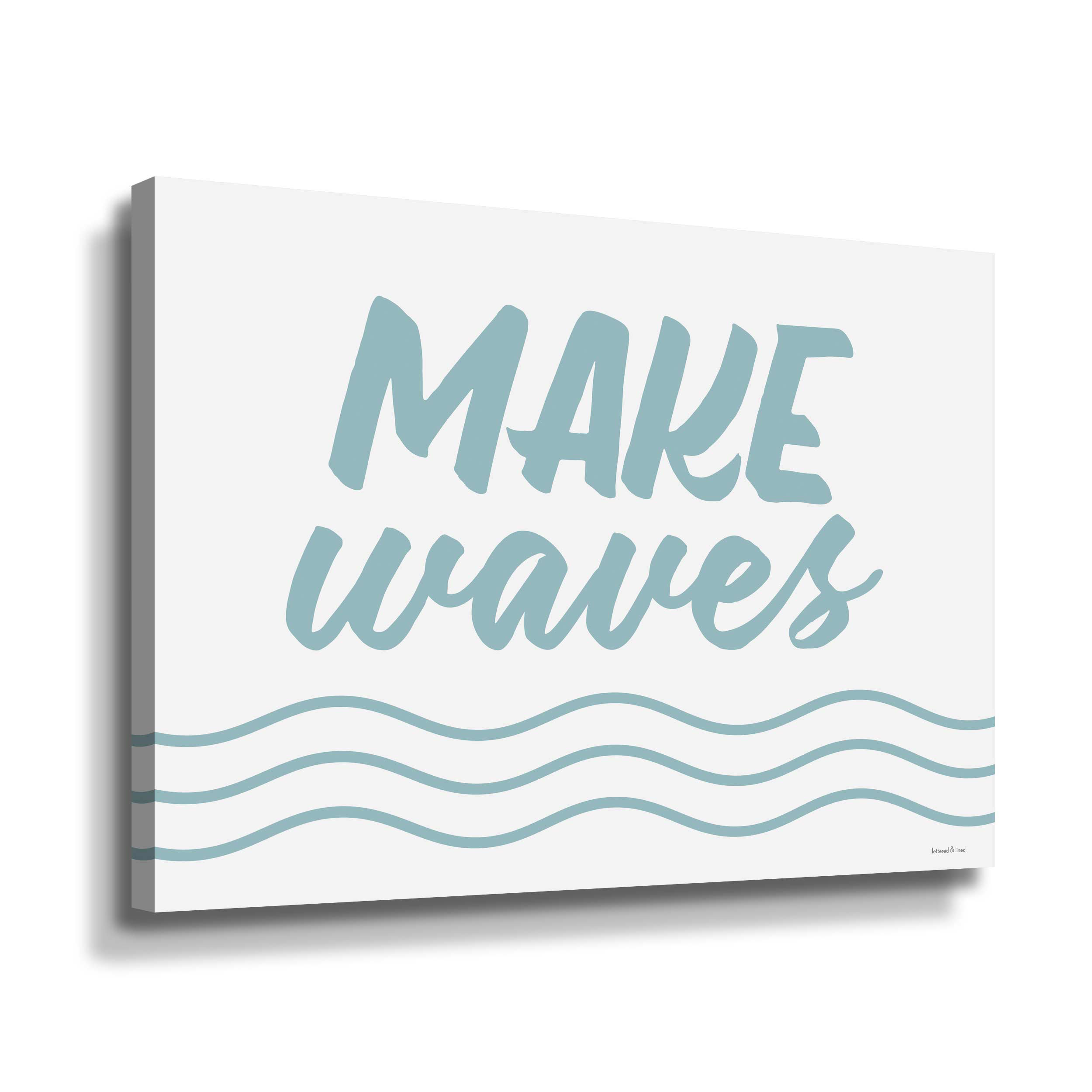 Trinx Make Waves Gallery Wrapped - Wayfair Canada
