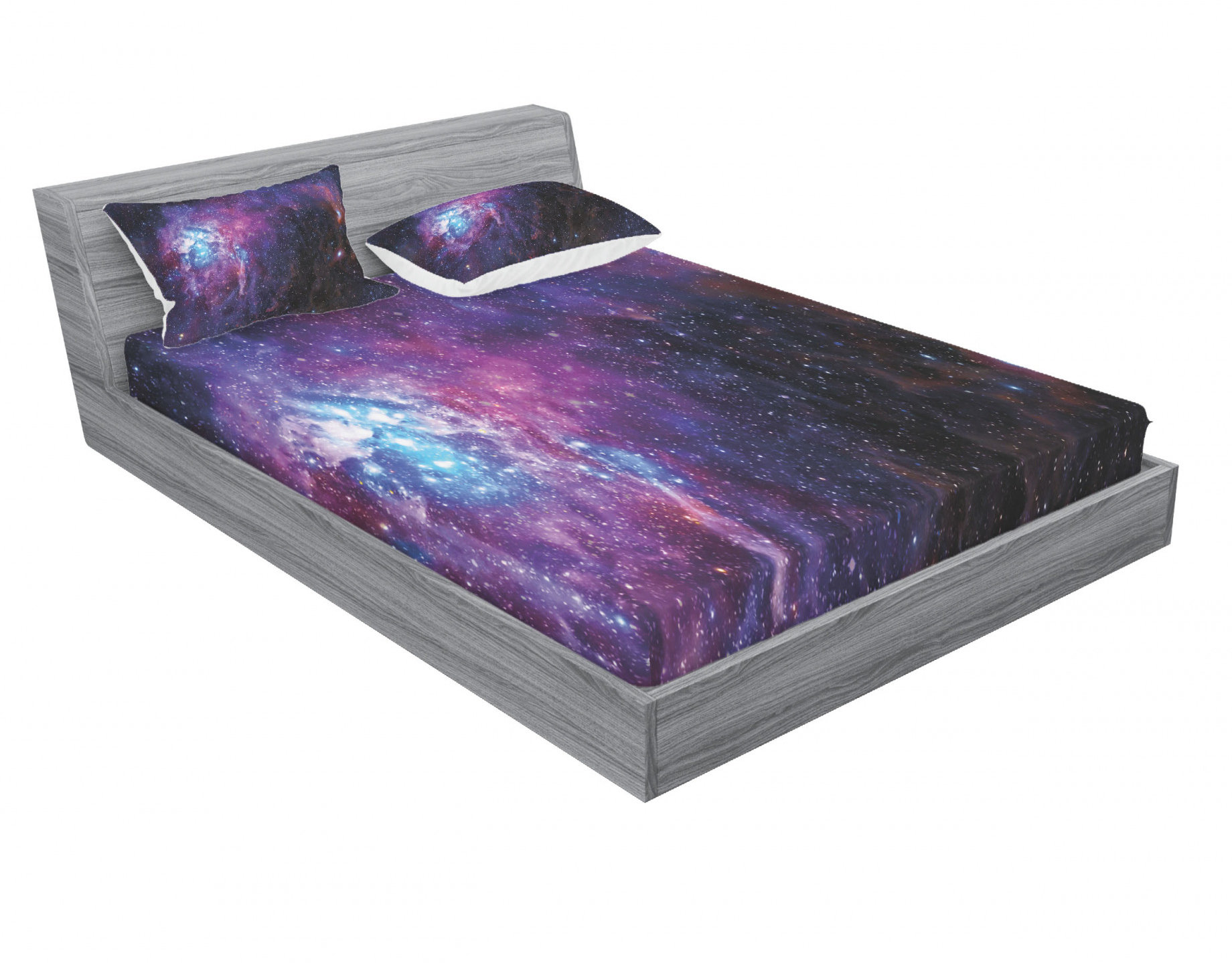 Ambesonne Starry Night Nebula Cloud Celestial Sheet Set | Wayfair