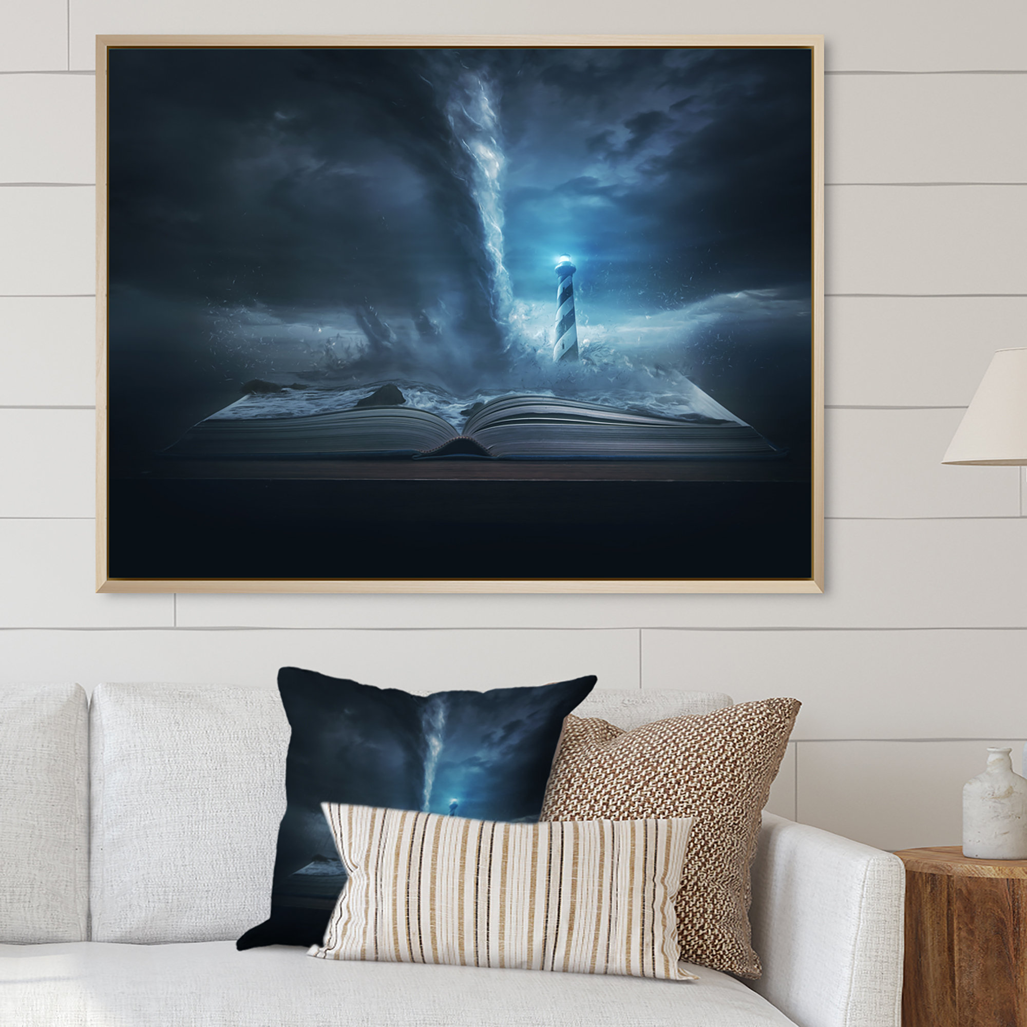 Breakwater Bay Big Storm Tornado Book - Traditional Canvas Art Print ...
