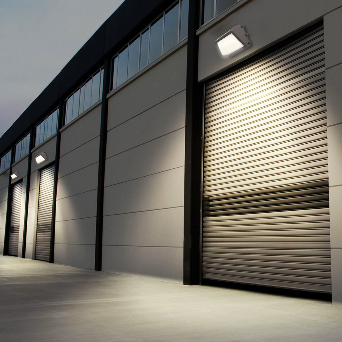 MingBright LED Wall Pack Light 1 - Head LED Hardwired Outdoor Security ...