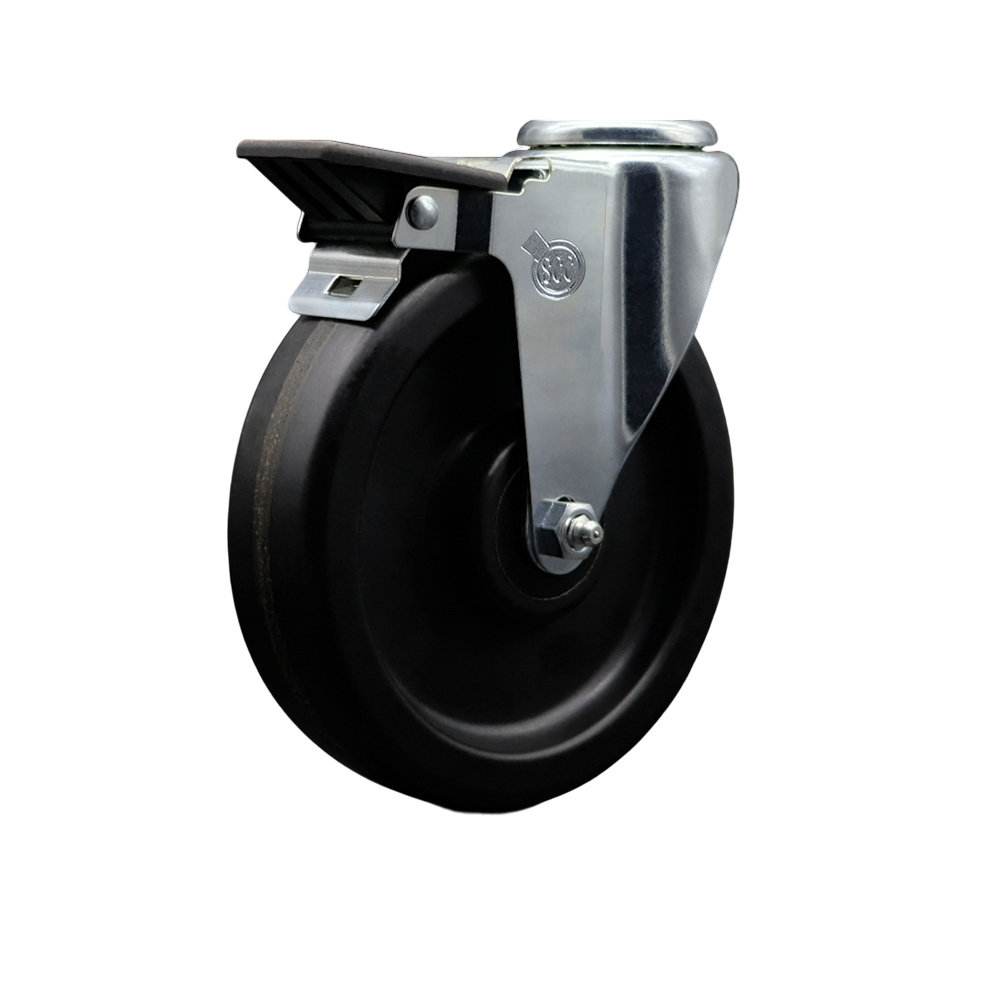 Service Caster Phenolic Wheel Swivel Bolt Hole Caster with Posi Lock ...