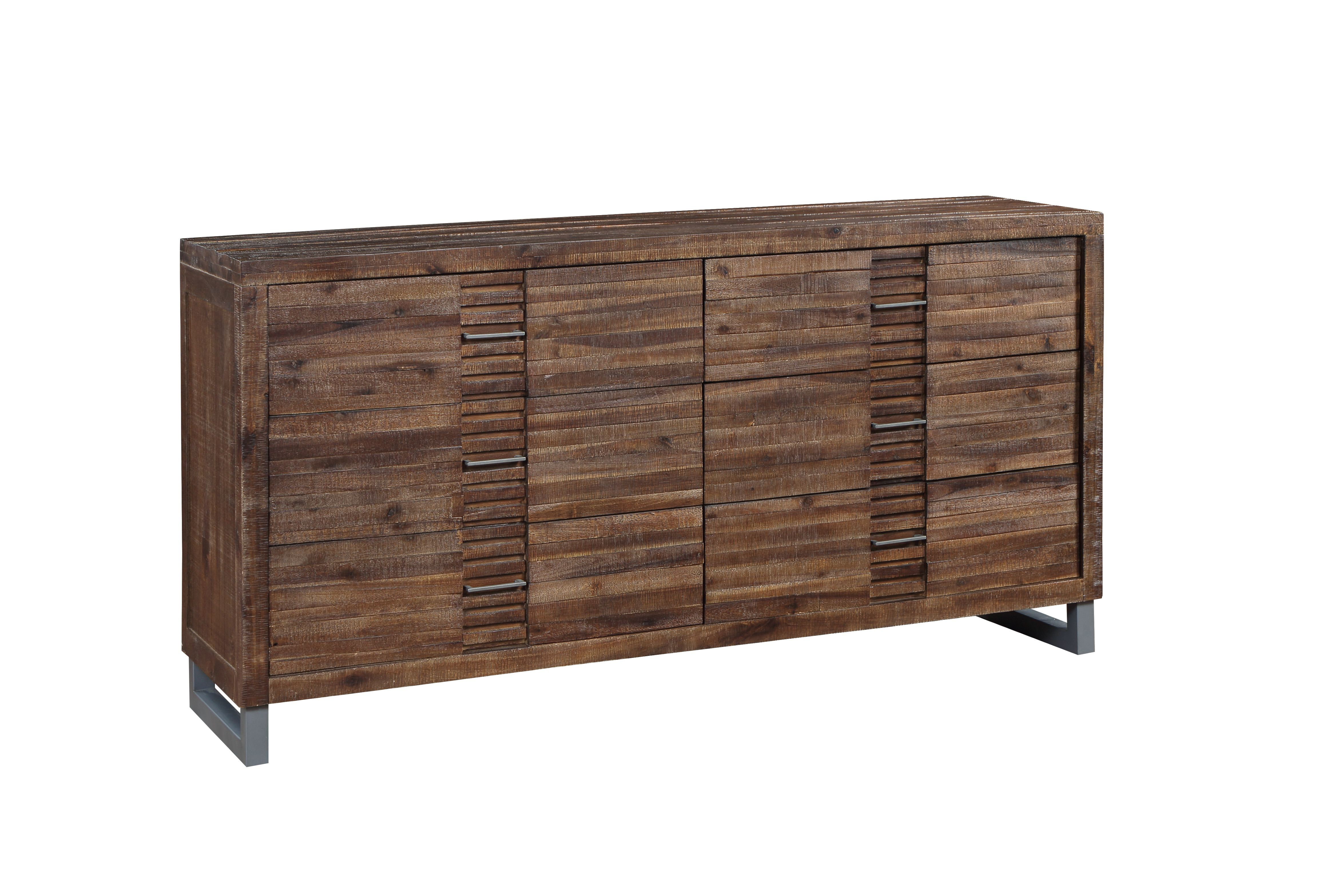 Loon Peak® Ridge Dresser with 6 Drawers & Metal Hardware | Wayfair
