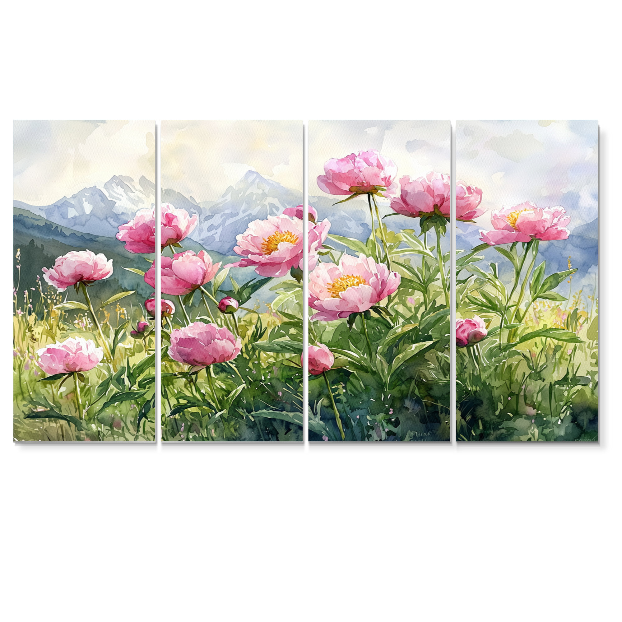 Winston Porter Mathews - Peonies Wall Art - Traditional Wall Wall Art ...