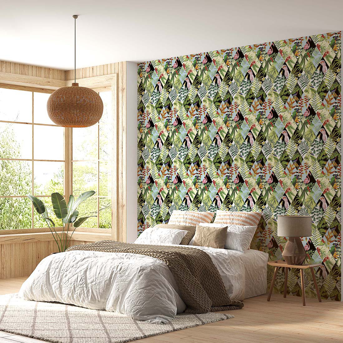 Bayou Breeze Bekke 10.5' L x 24" W Peel and Stick Wallpaper Roll | Wayfair