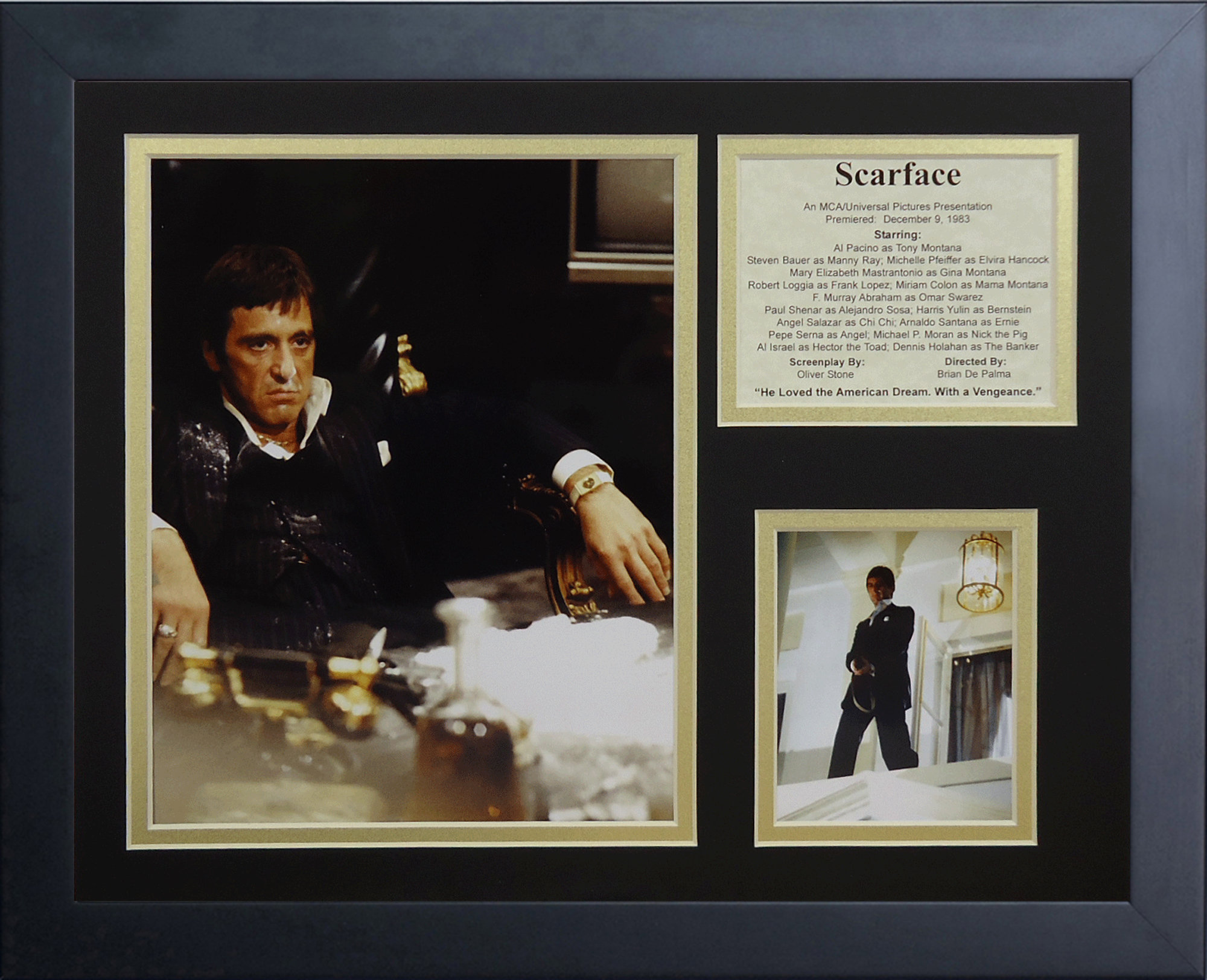 Legends Never Die Scarface Desk Framed Memorabilia - Wayfair Canada