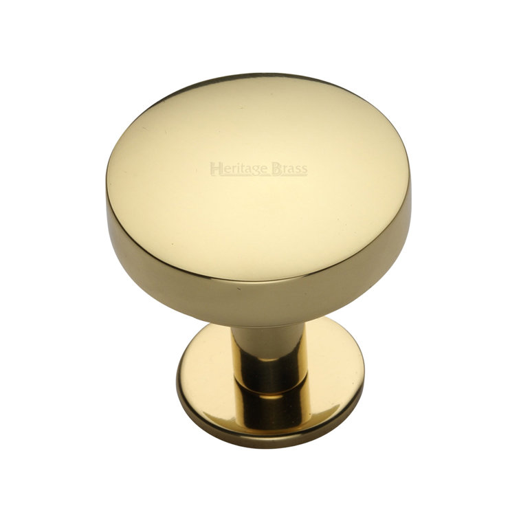 Heritage Brass Cabinet Design Round Knob | Wayfair.co.uk