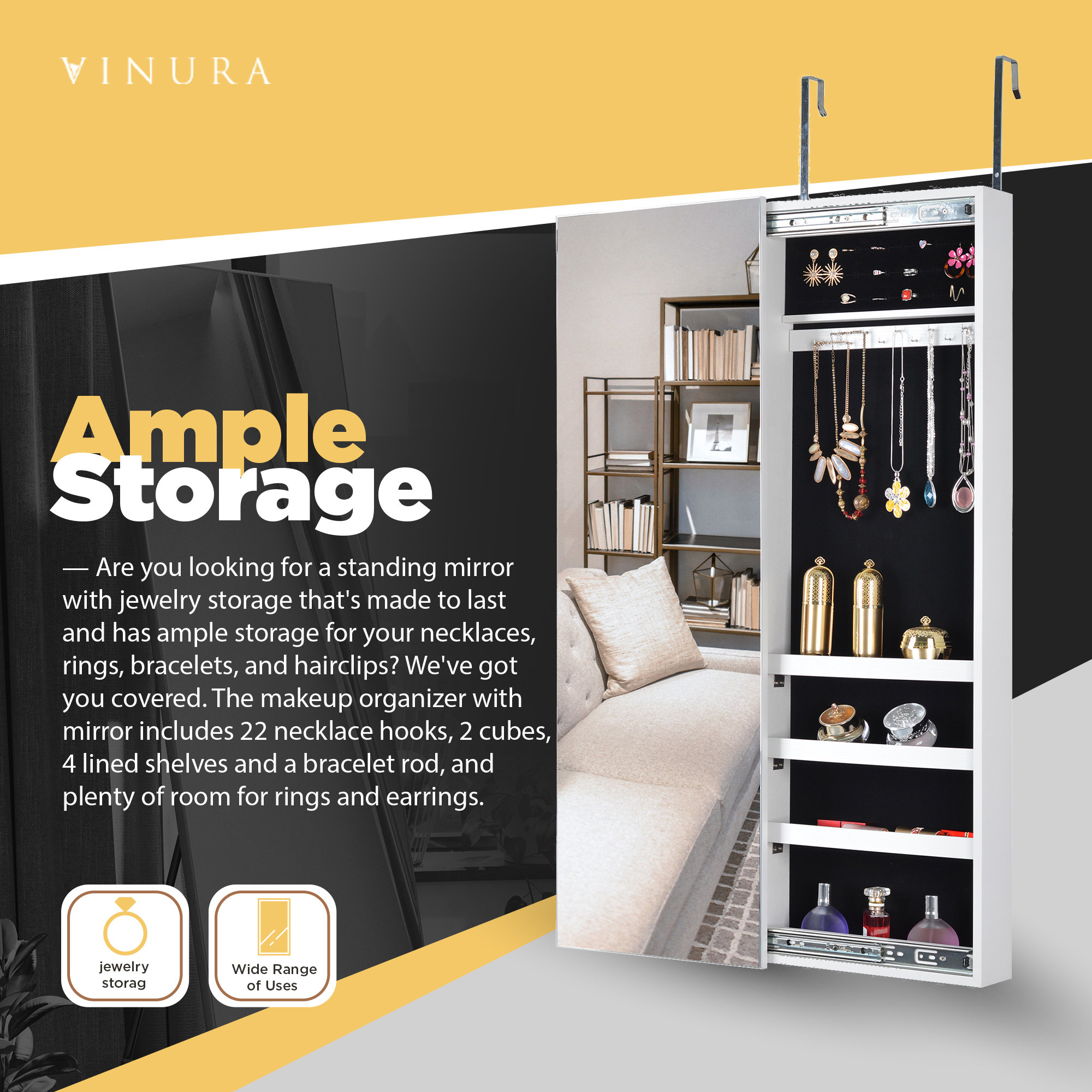 Vinura Full Length Mirror | Wayfair