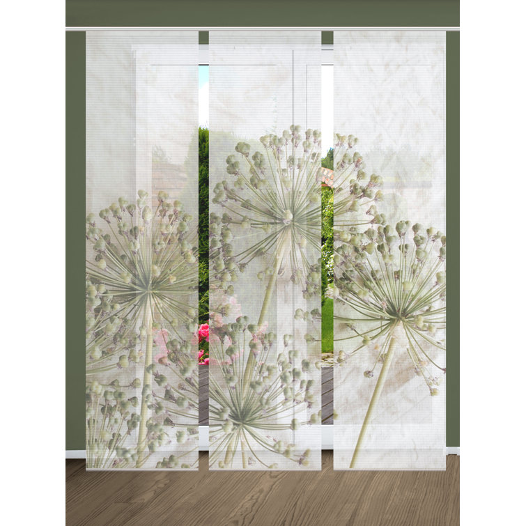 Lark Manor Campa Polyester Semi Sheer Track Insert Sliding Panel ...