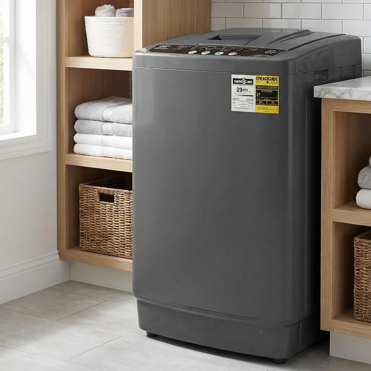 Himimi Portable Fully Automatic Washing Machine With Led Control Panel ...
