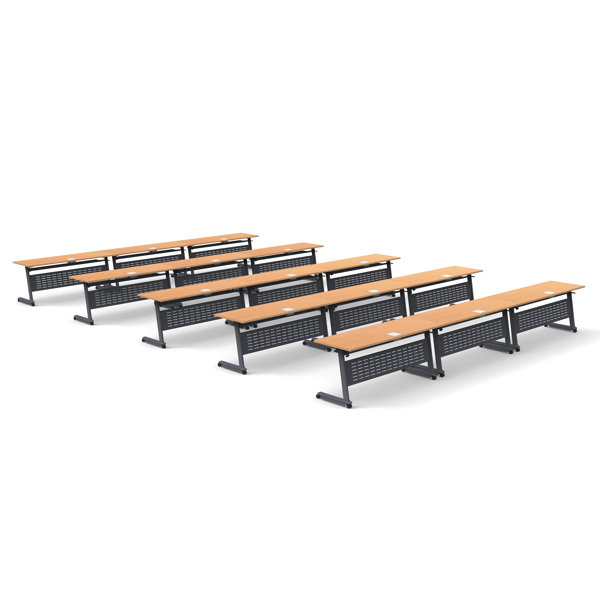 TeamWORK Tables 30 Person Training Meeting Seminar 15 Piece Tables Set ...