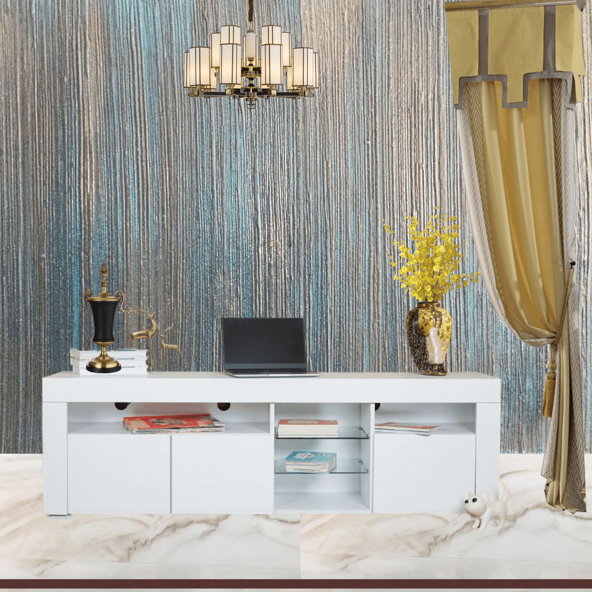 Orren Ellis Venetia TV Stand for TVs up to 60" | Wayfair