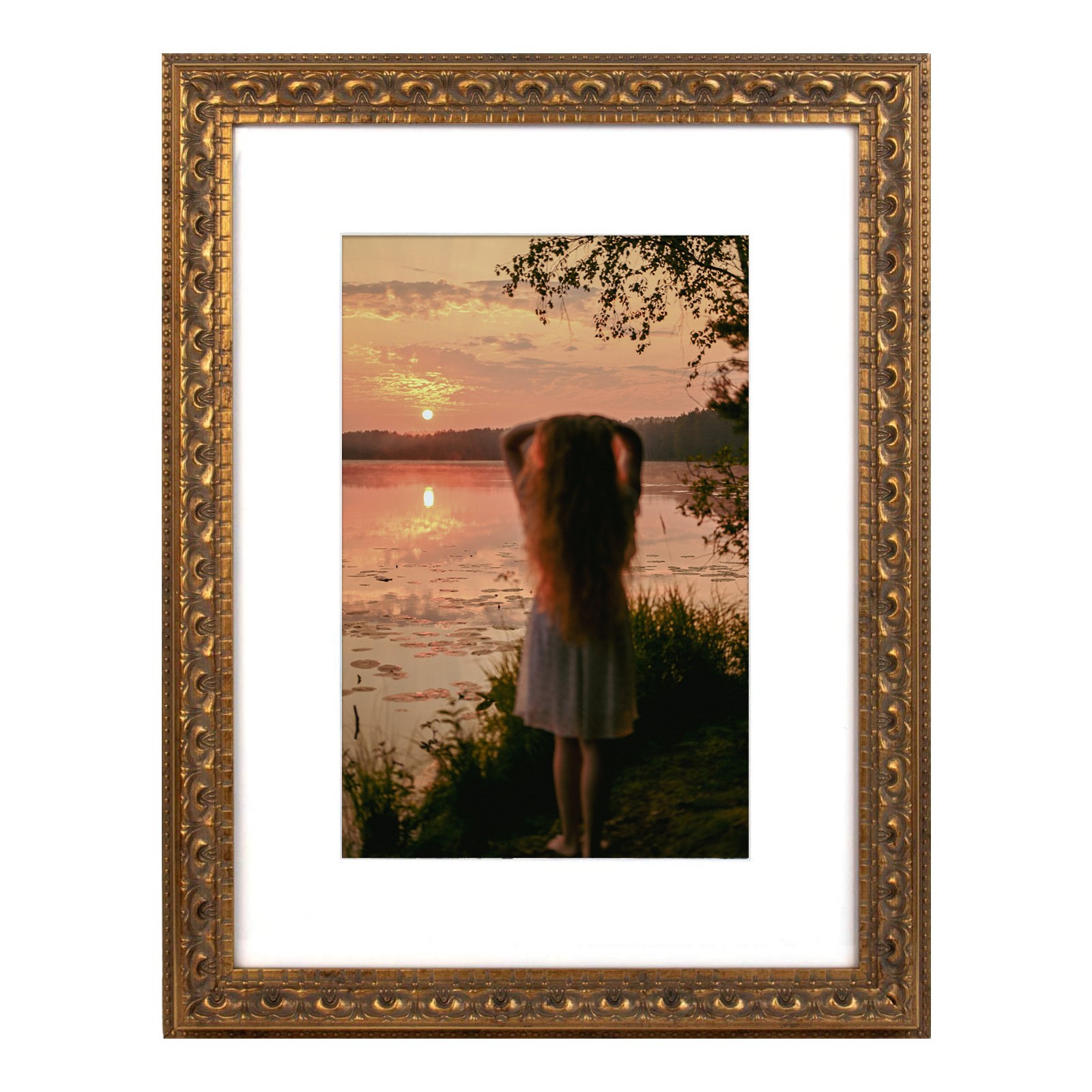 Rosdorf Park Enely Matte 12x16 Bronze Single Picture Frames | Wayfair