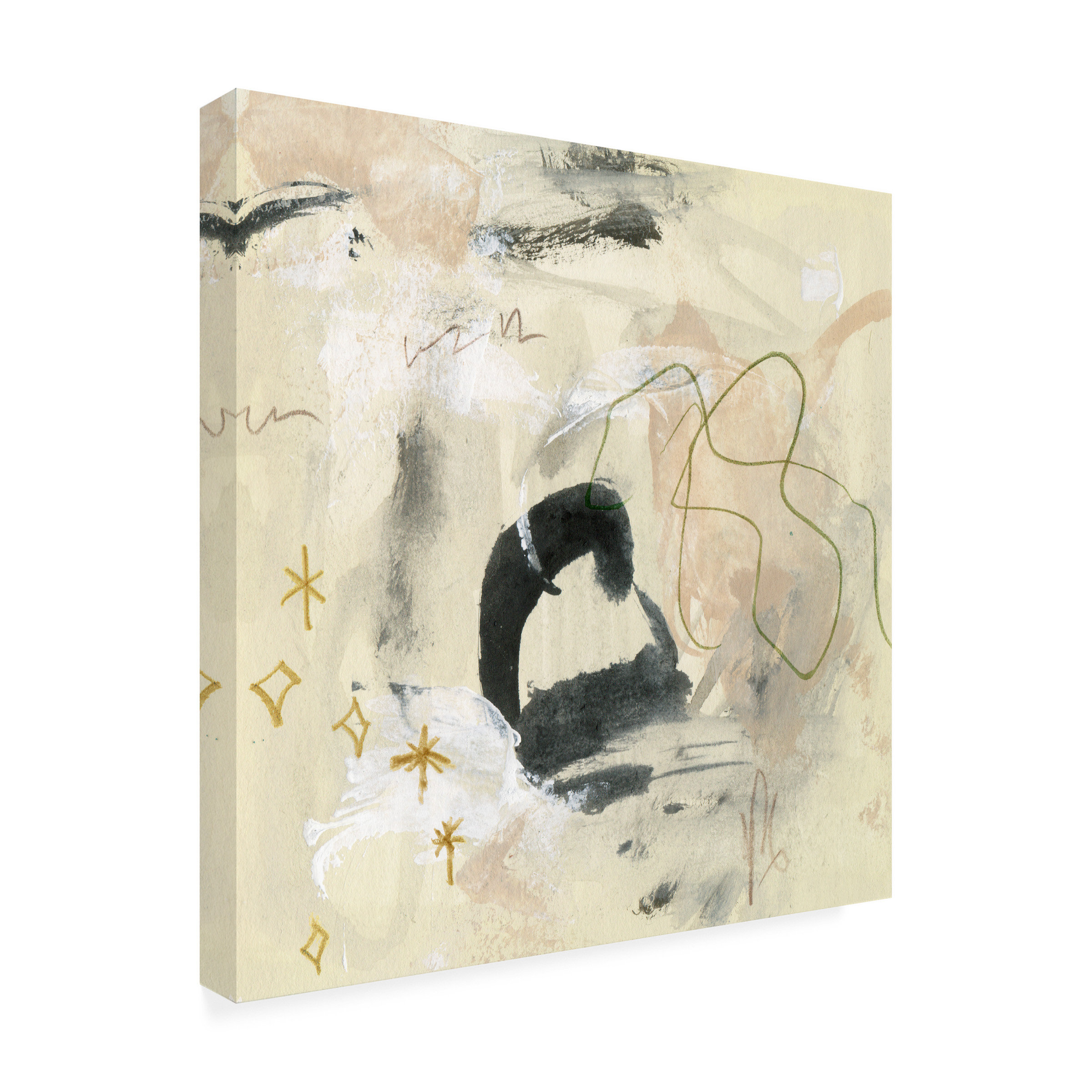 Wrought Studio Winking Stars III by Melissa Wang - Unframed Print on ...