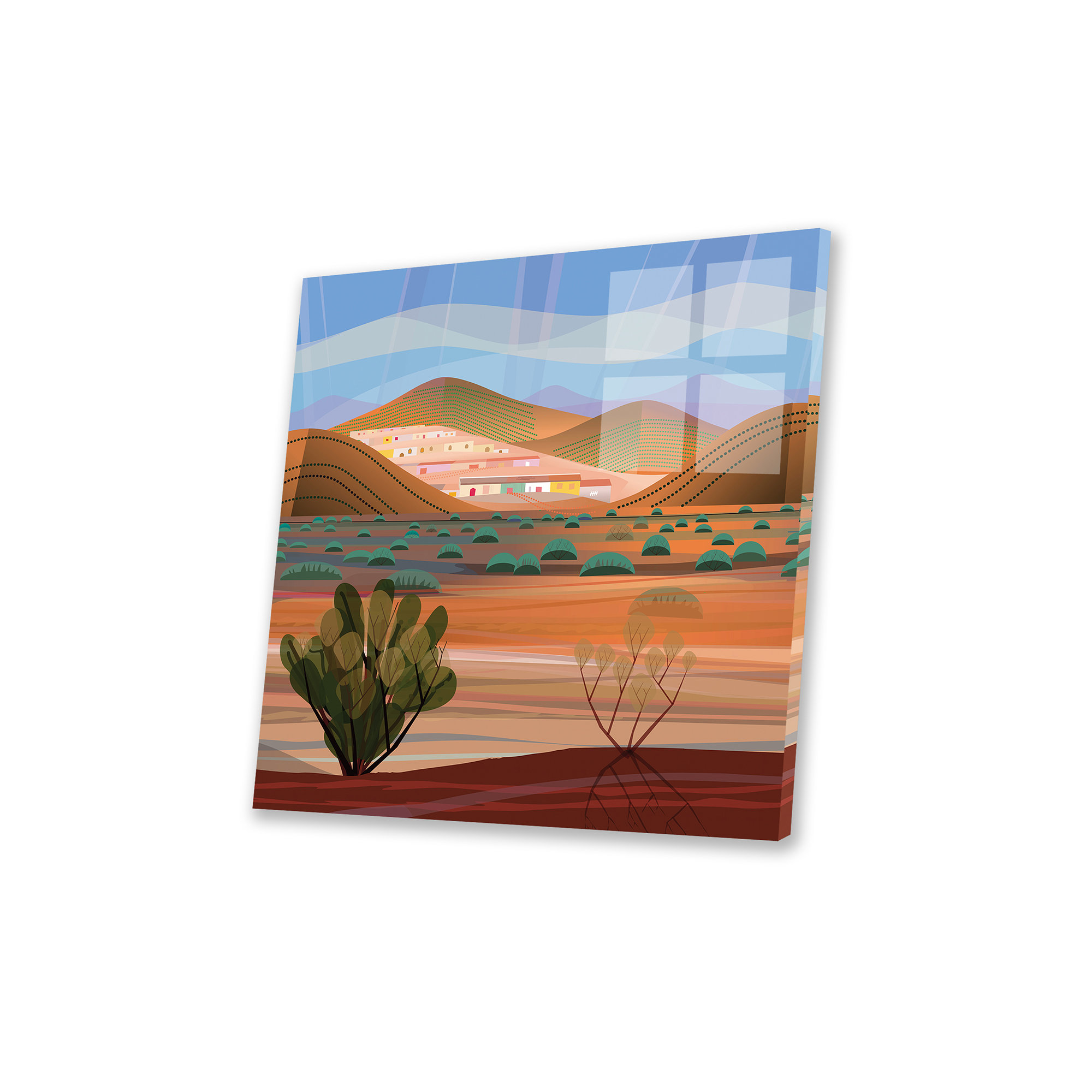 Union Rustic Copper Town, Square by Charles Harker | Wayfair